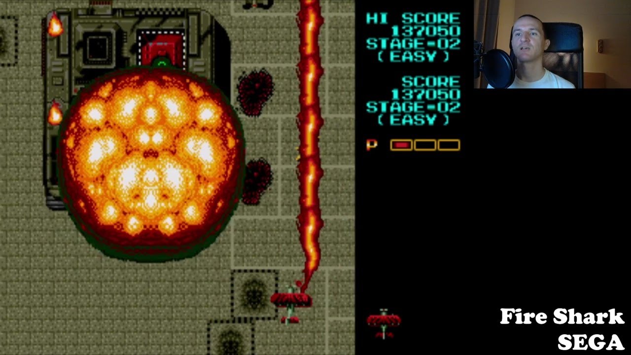Fire Shark. SEGA. Геймплей - YouTube