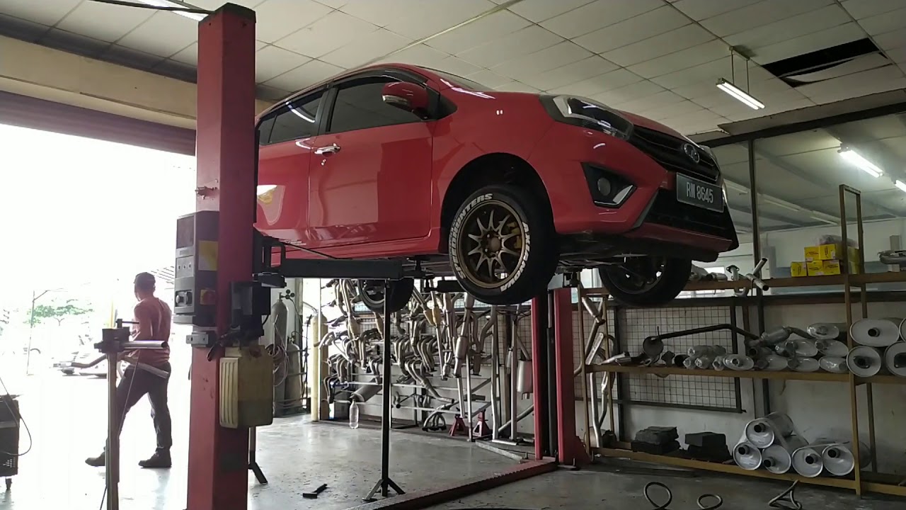 Axia tukar ekzos js racing titanium - YouTube