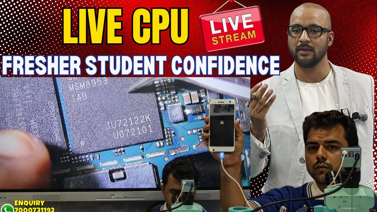 CPU IC Work with Safe way | IC Reballing | Full Tutorial step by step ...