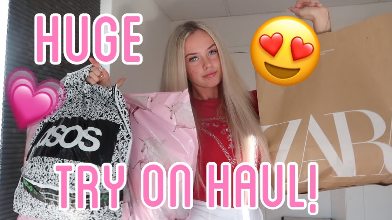 HUGE Try On HAUL!😱 ️‍🔥 ~ Zara, Asos, Pretty Little Thing & More!🥳 - YouTube