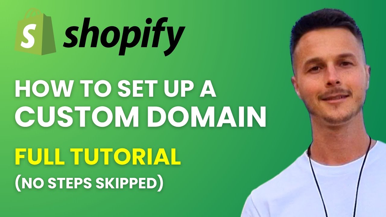 How to Add a Custom Domain Name to Shopify | Full Tutorial For ...