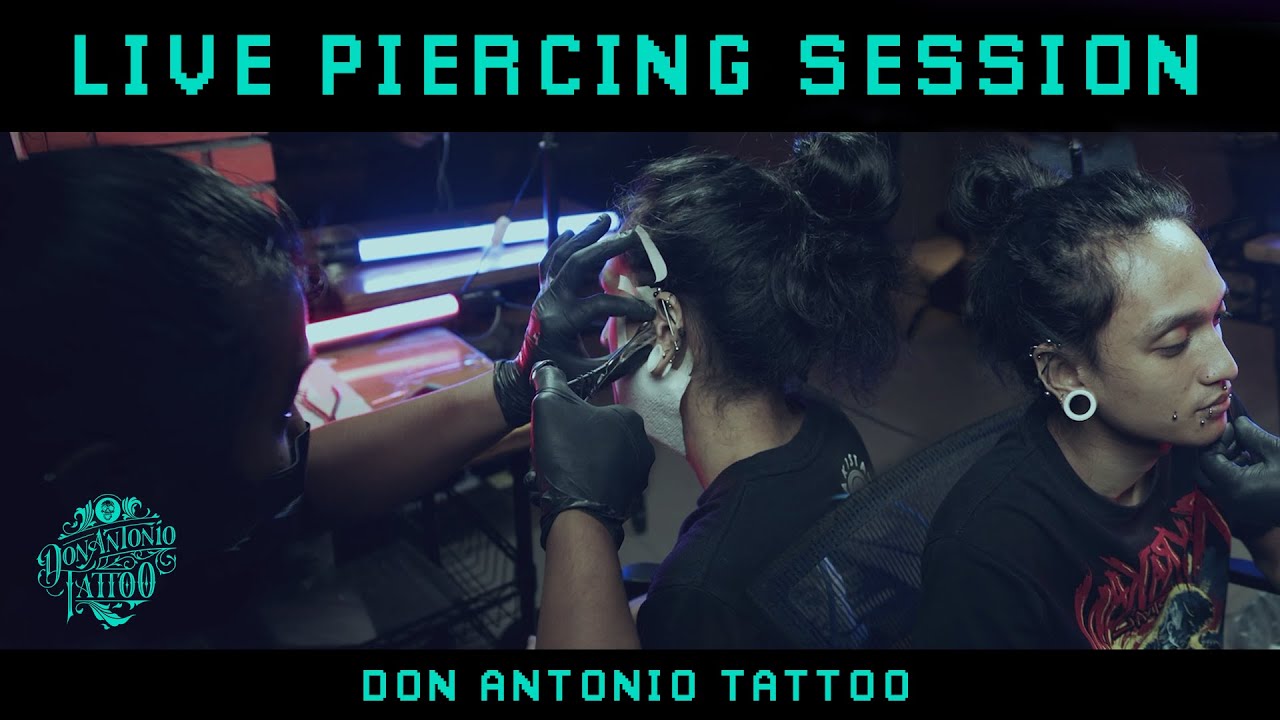 Live Piercing Session - YouTube