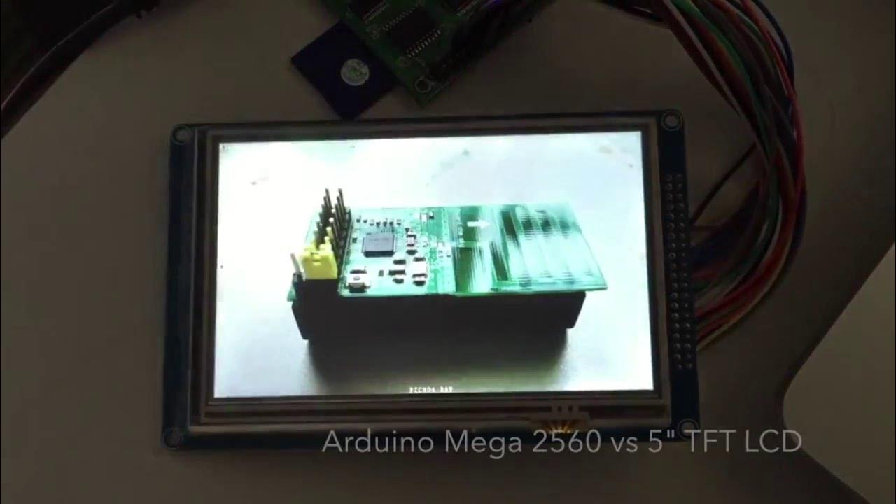 Arduino Mega 2560 controls 5" TFT LCD - Display images from SD Card - YouTube