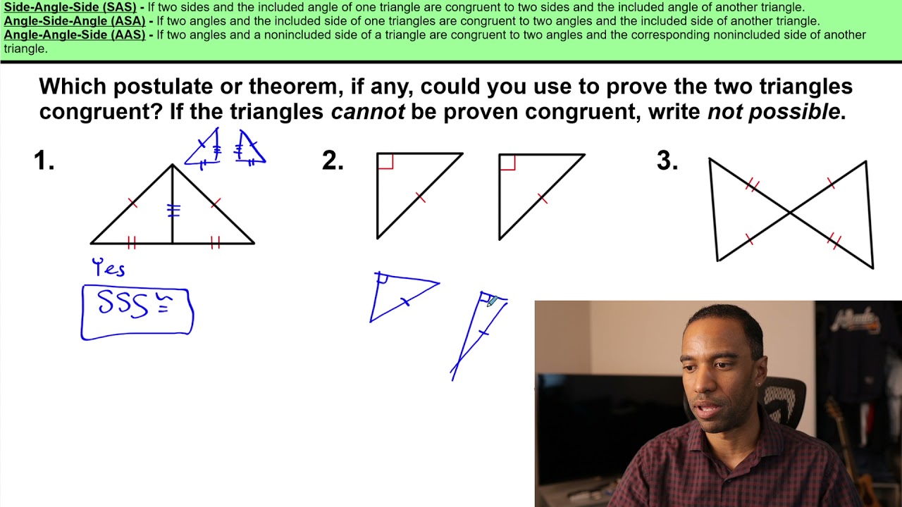 Triangle Congruence Conjectures - YouTube