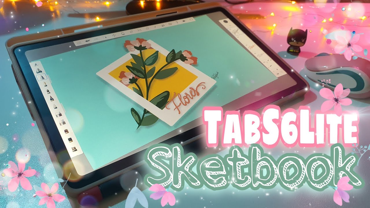 Tab S6 Lite. Desenho no Sketbook. Draw with me ♡ - YouTube