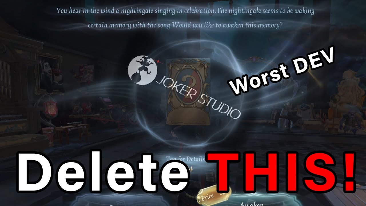 Joker studio is the worst Dev ever | Identity V | - YouTube