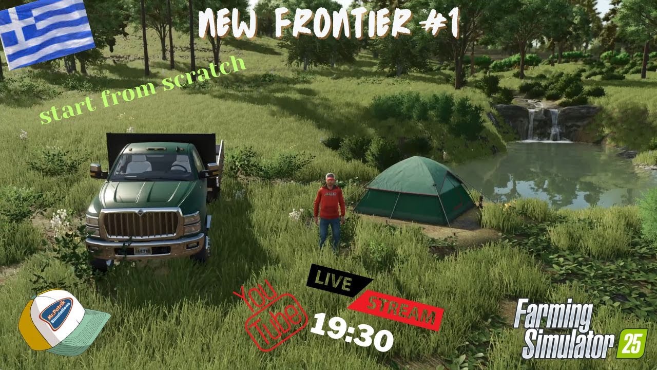 FARMING SIMULATOR 25/NEW FRONTIER MAP-START FROM SCRATCH-SURVIVAL ...