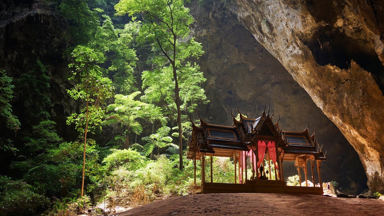 Beautiful temple inside a cave - Phraya Nakhon Cave, Hua Hin - Thailand ...