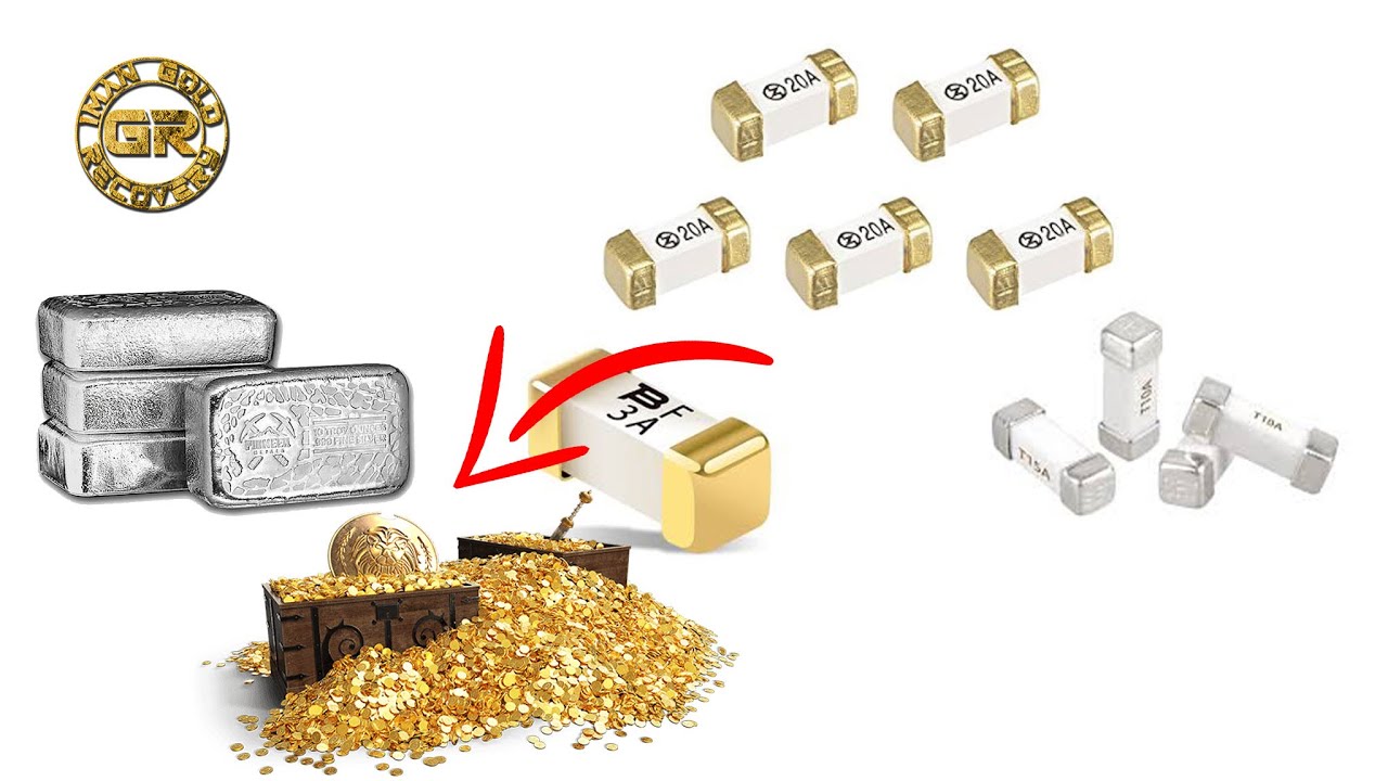 Golden & Silver Rar Smd Fuses | Gold Recovery | Silver Recovery - YouTube