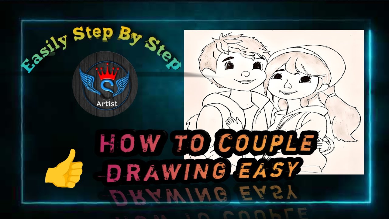 How to draw a couple drawing || Boy And Girl couple pencil drawing ...