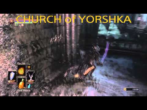 DARK SOULS 3 ILLUSORY WALLS CHURCH of YORSHKA - YouTube