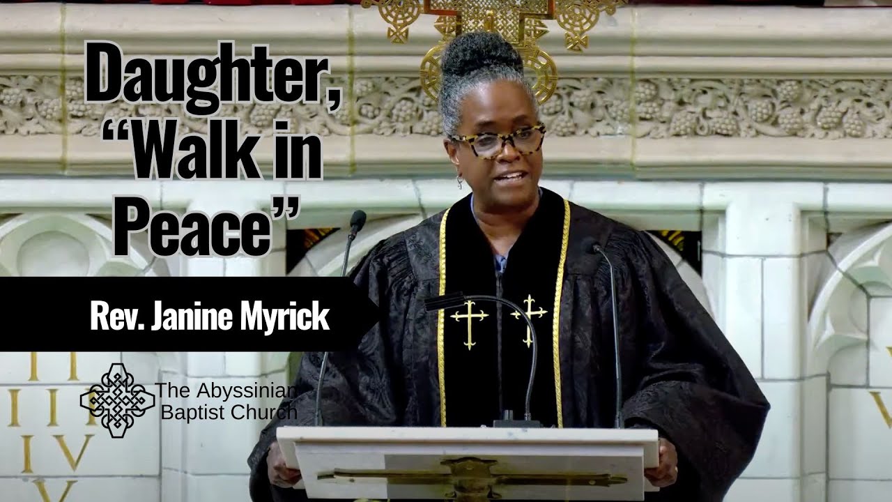 Daughter, “Walk in Peace” | Rev. Janine Myrick - YouTube