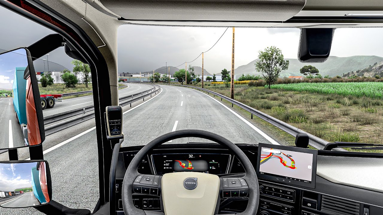 4K Realistic Ultra Graphic In Italy | Euro Truck Simulator 2 Mod By ...