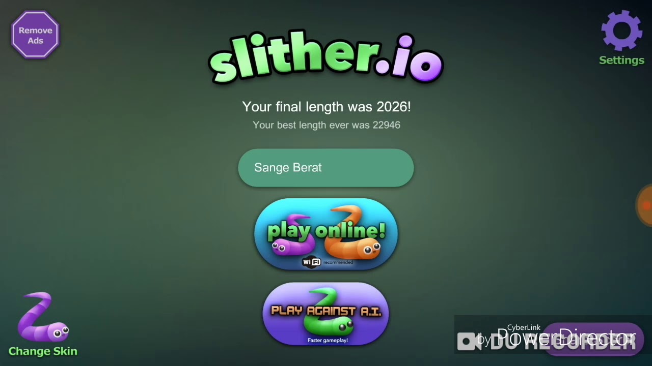Game Ular-Ularan😍😍 -SLITHER IO - YouTube