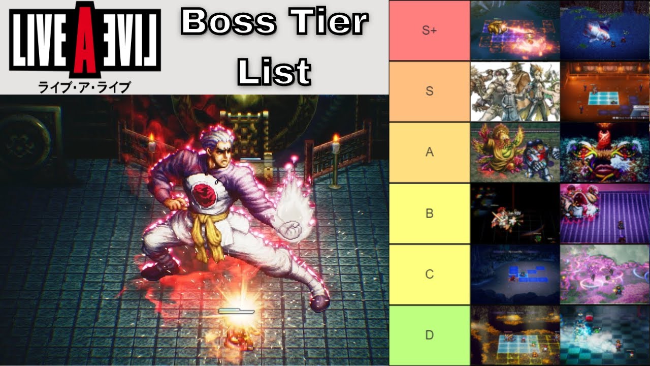 All 20 Live A Live Bosses RANKED! from WORST to BEST! (Live A Live Tier ...