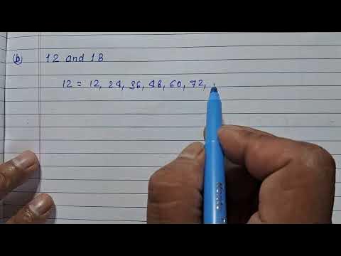 Find first three common multiples of 6 and 8 - YouTube