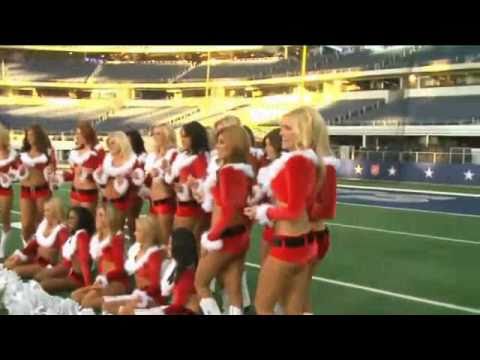 Dallas Cowboys Cheerleaders Singing Santa Baby - YouTube