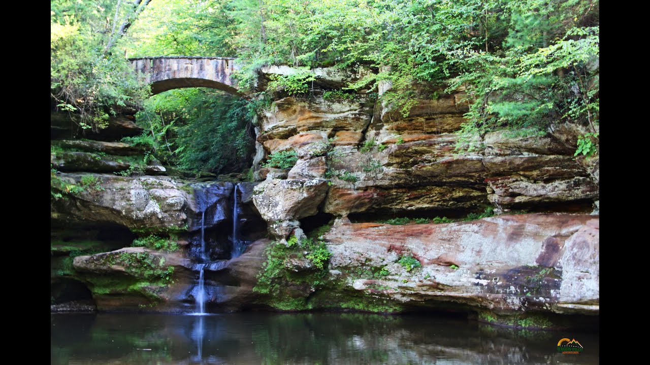 Scenes from Ohio's Hocking Hills State Park Trails - YouTube