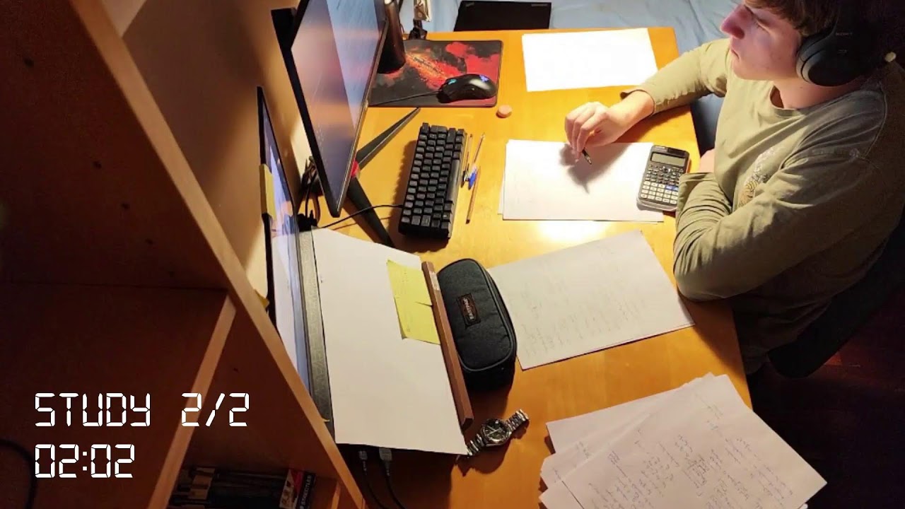 2 hour Study with me / 2 horas Estudia conmigo | Pomodoro 50 10 - late night study tunes - YouTube