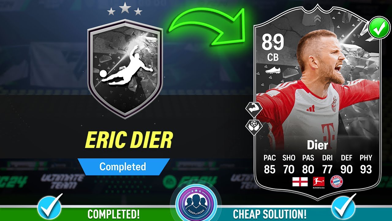89 Showdown Eric Dier SBC Completed - Cheap Solution & Tips - FC 24 ...