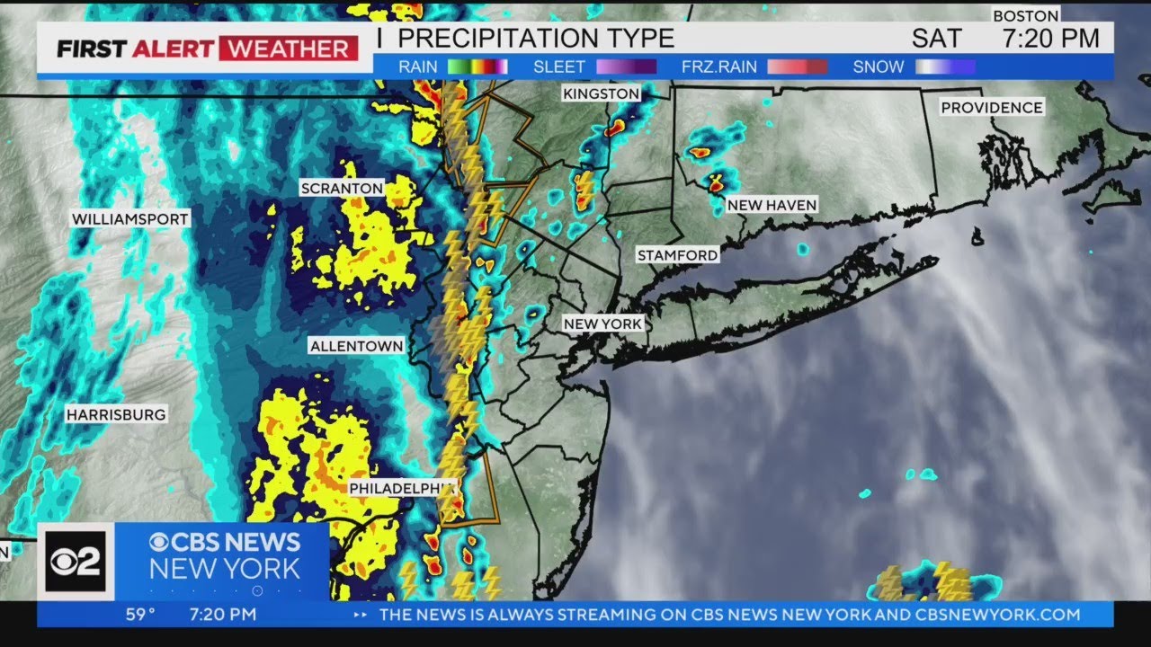 Yellow Alert in effect as severe weather moves through region - YouTube