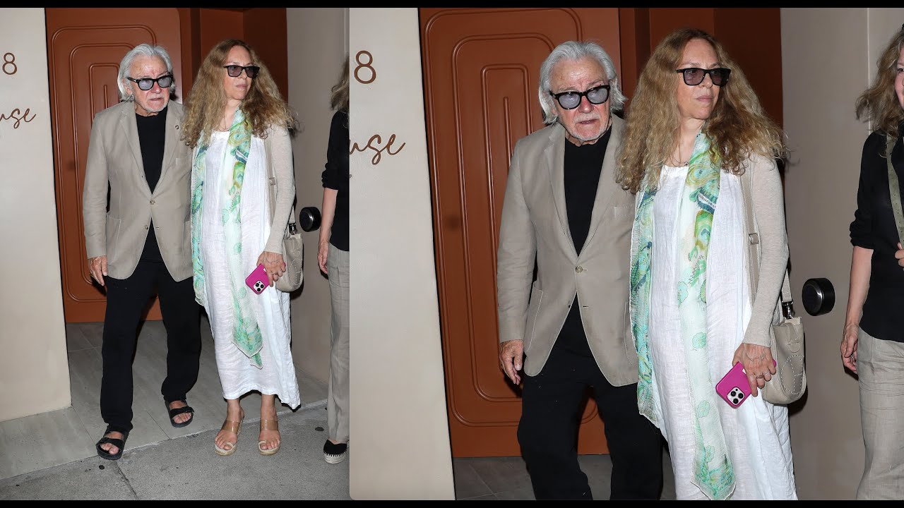 Actor Harvey Keitel And Wife Daphna Kastner Enjoy A Date Night Dinner ...