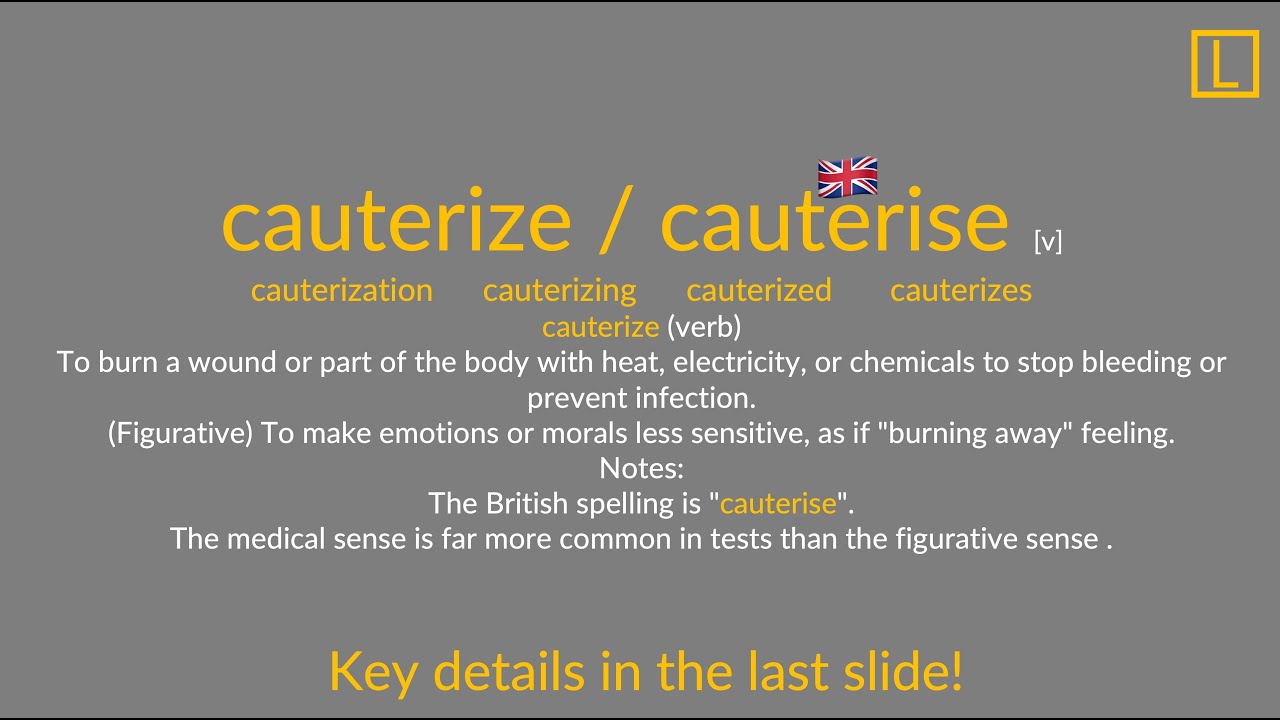 cauterize - YouTube