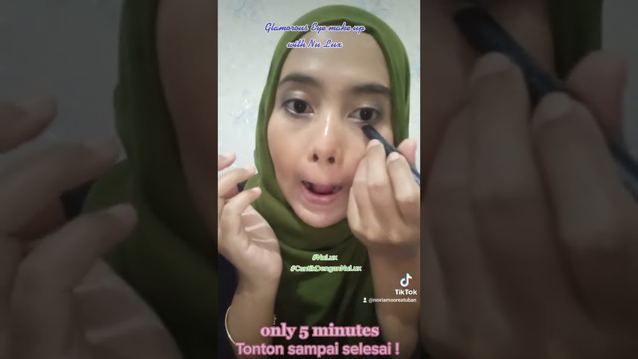 Glam make up gak sampe 5 menit kata siapa cewe klo dandan berjam-jam??? - YouTube