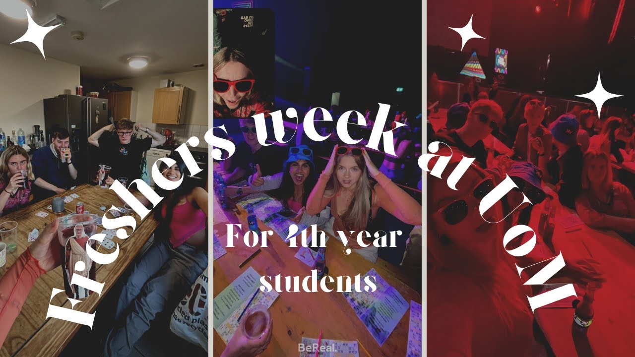 Freshers Week at The University of Manchester🥂🕺|| 4th year freshers🍻 ...