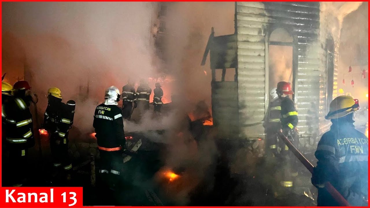 Xırdalanda məhşur restoran YANIB KÜL OLDU - YouTube