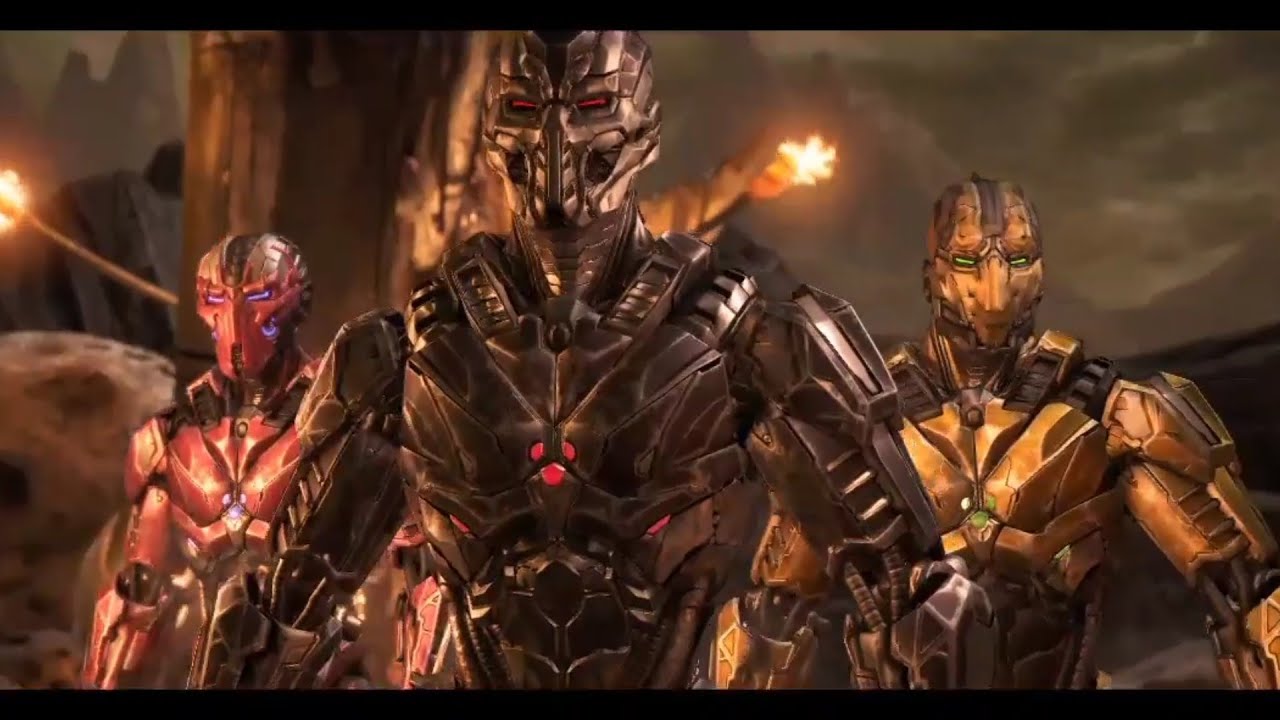 Mortal Kombat Sub-Zero vs Triborg (Smoke, Cyrax and Sektor) | Mortal ...