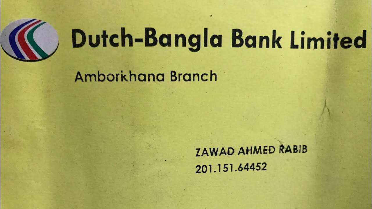 Preparing a DBBL cheque - YouTube