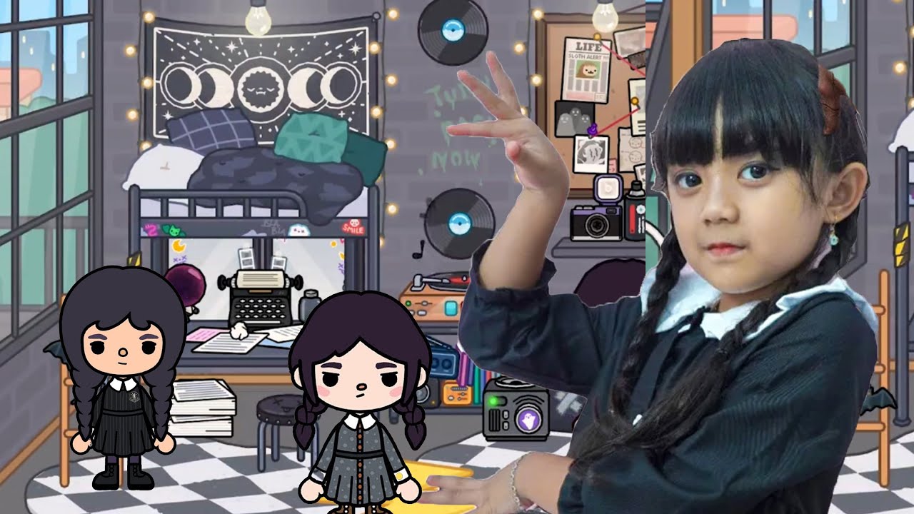 SAMANTHA BIKIN KAMAR WEDNESDAY DI TOCA BOCA LIFE WORLD 😍 KOMPILASI ...