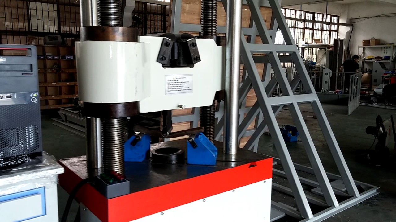 Bend Test for Steel - YouTube