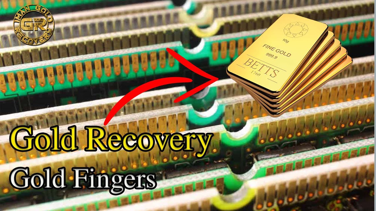 Gold Recovery from PCB Gold Fingers of Scrap Computers .Gold Recovery ...