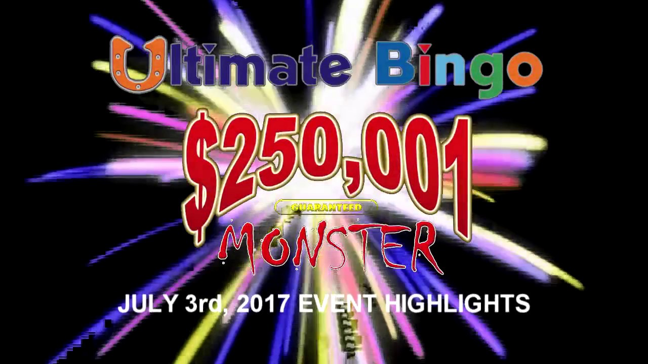 ULTIMATE BINGO monster bingo highlights 20170703 - YouTube