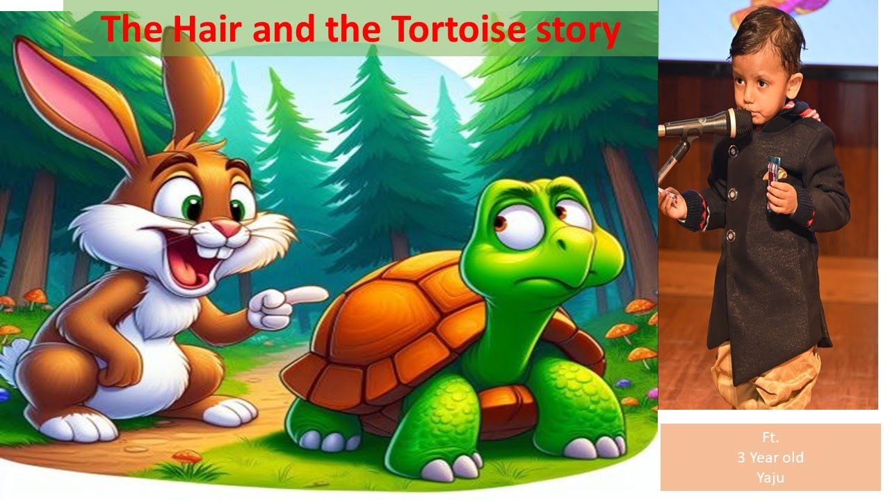 The Tortoise and the Hare (Rabbit)।Moral story for Kids।Early age ...