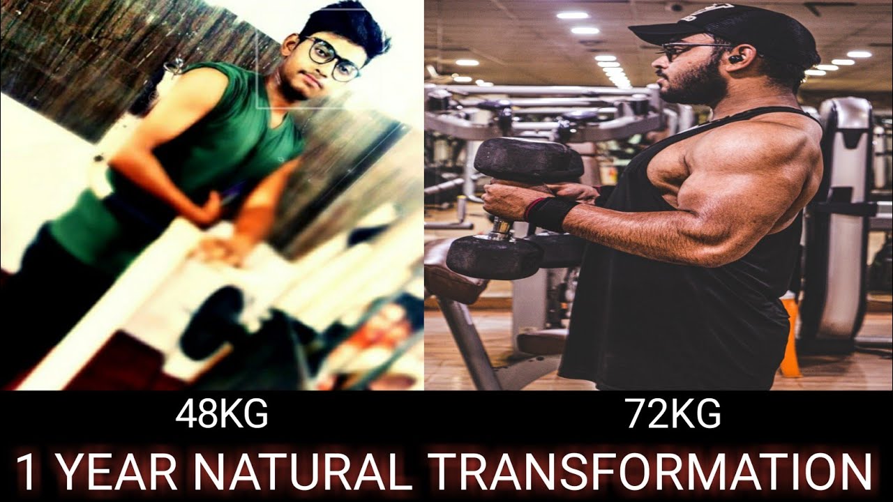 1 year Natural Body Transformation Alok Rajput | Skinny To Fit ...