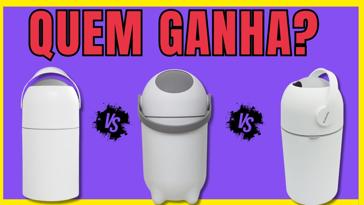 TOP 3 Melhores LIXEIRAS ANTI ODOR Para Fraldas | Qual a Melhor Lixeira Mágica para Fraldas ...