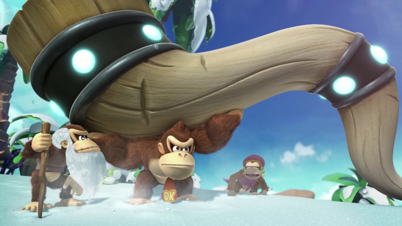 Donkey Kong Country Tropical Freeze Lord Fredrik Boss Fight (Volcano ...