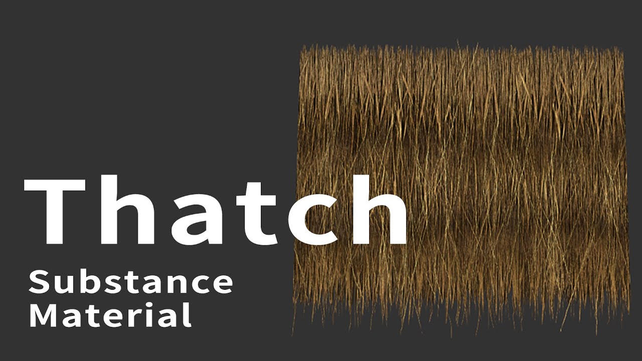Iclone Substance Material - Thatch - YouTube