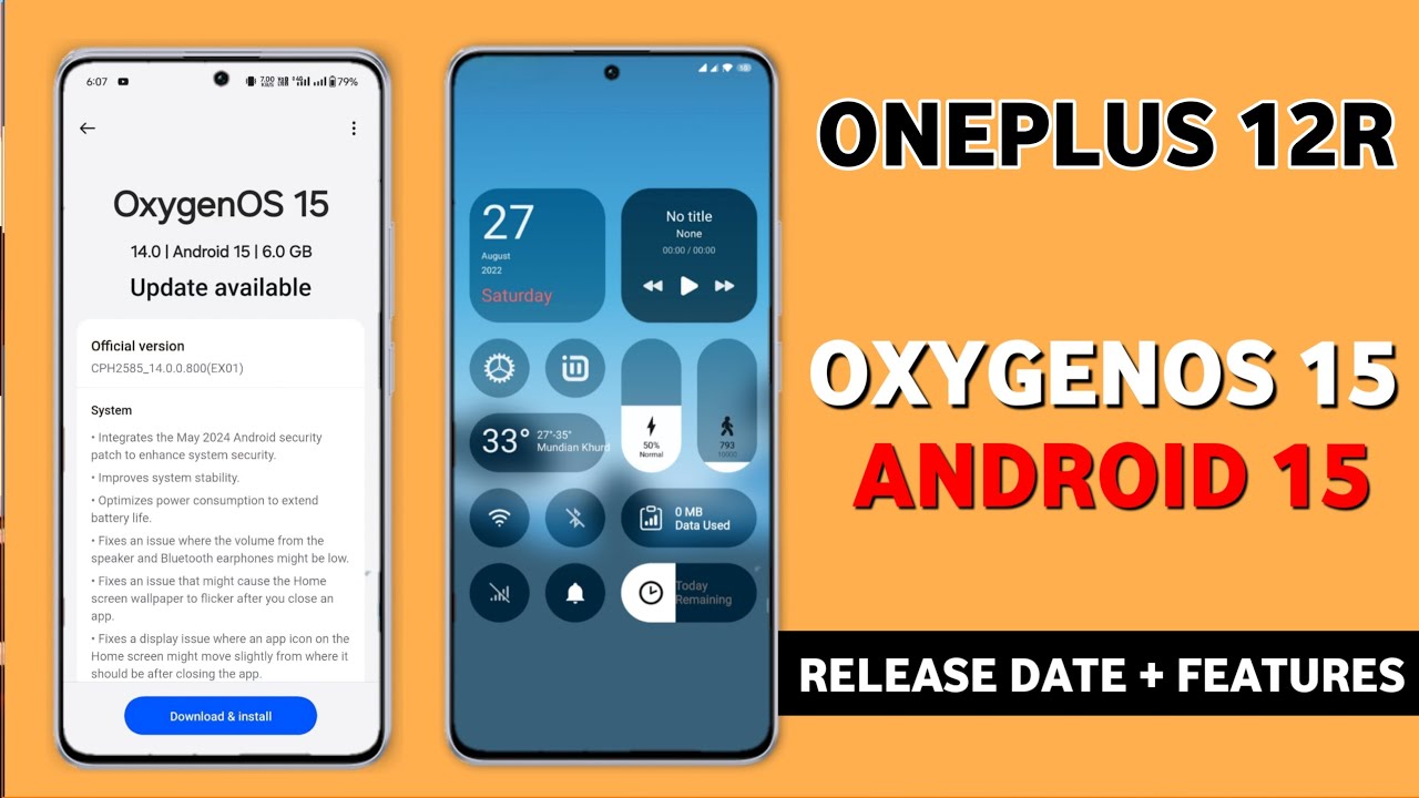 Oneplus 12R OxygenOS 15 Update | 7+ Hidden Feature | 12R New Update Android 15 #oneplus12r - YouTube