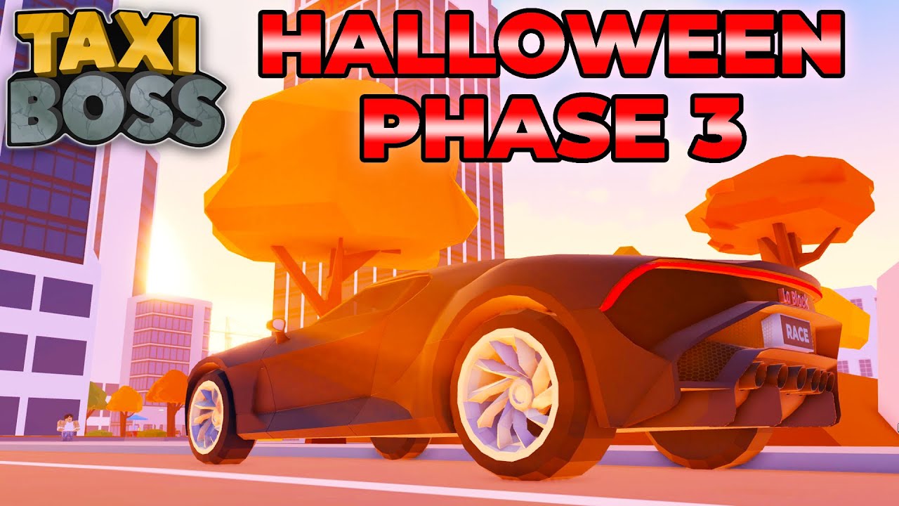 Taxi Boss NEW Halloween Event Phase 3 & Autumn map Overview (Roblox ...