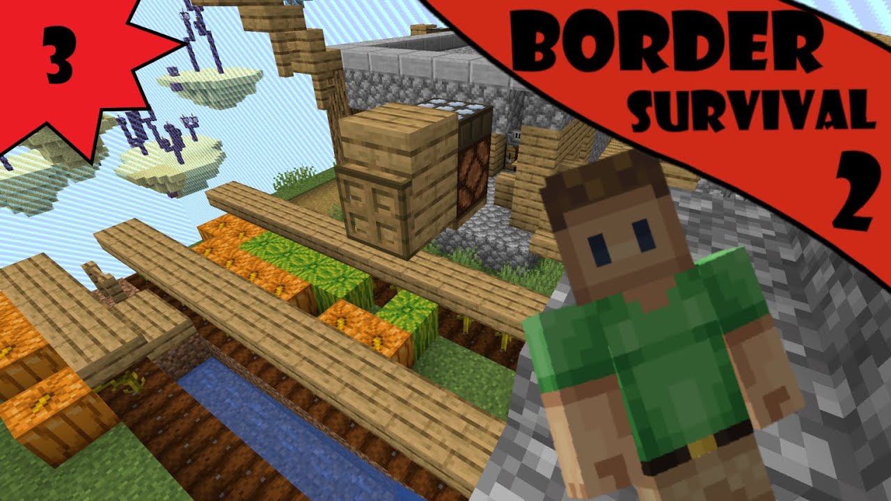 I 64 SEMI DI ANGURIA - MINECRAFT BORDER SURVIVAL 2 - YouTube