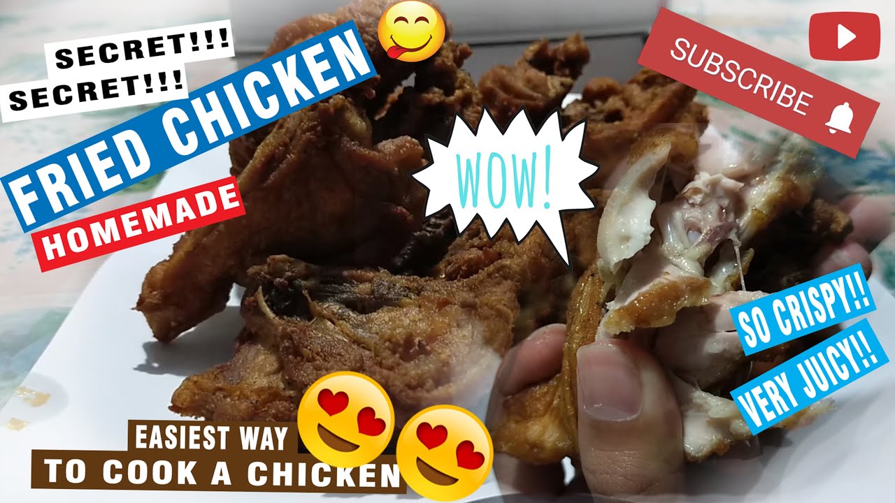 Original Crispy Fried Chicken (Homemade) !! - YouTube