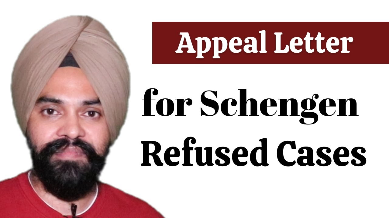Appeal Letter for Schengen Refusal Case | Use This cover letter for ...