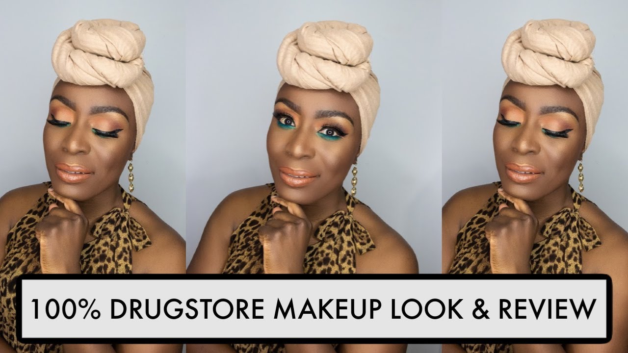 100% Drugstore Makeup Look & Review - YouTube