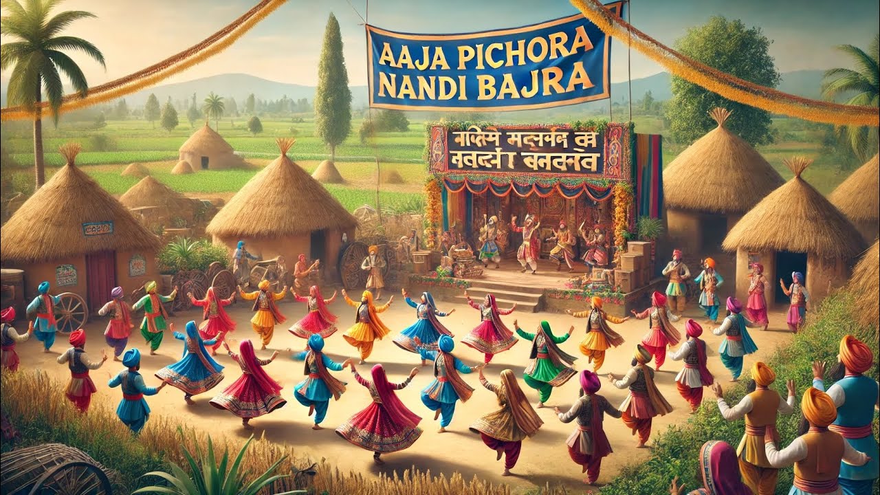 ( aja pichora nandi bajra ) district level Haryanavi group dance ...