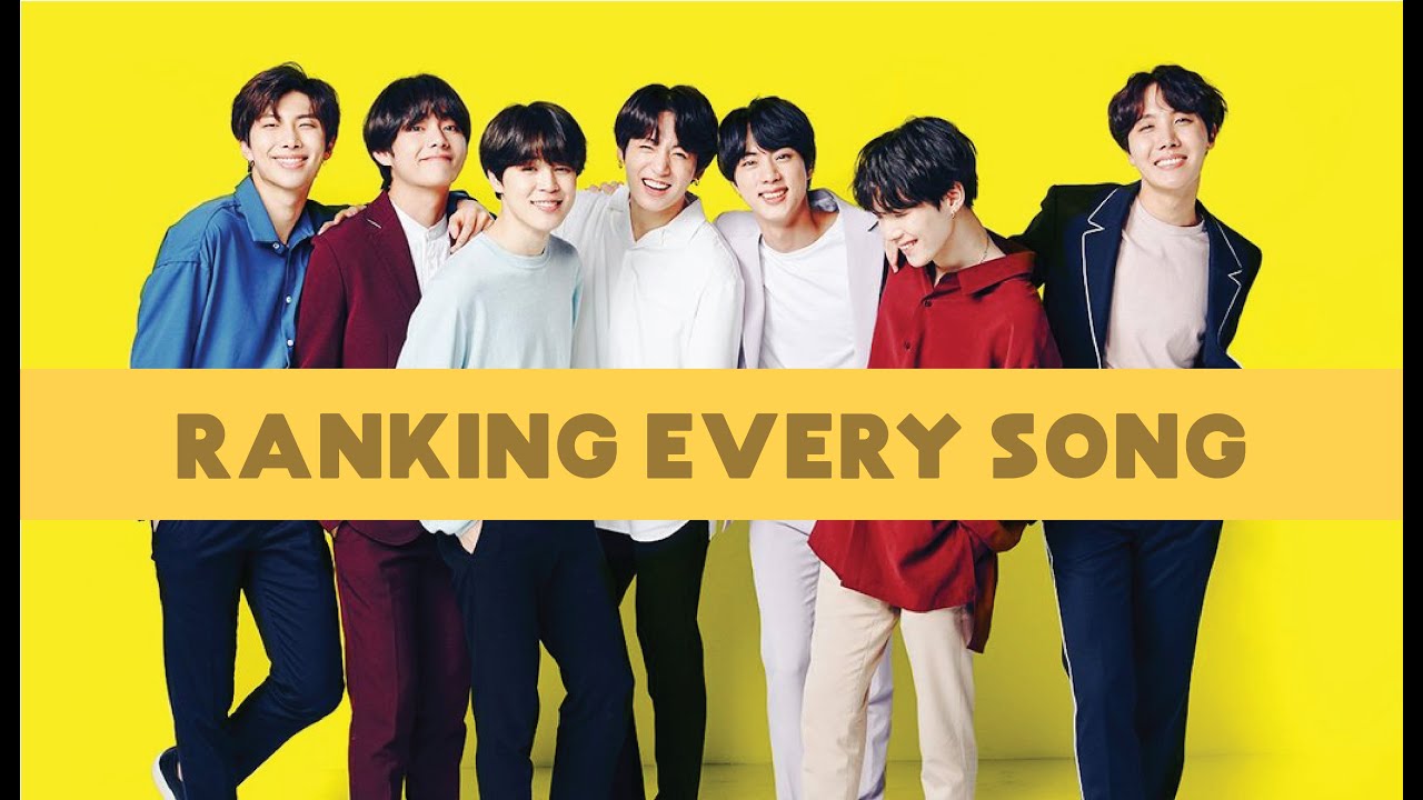 ranking BTS entire discography - YouTube