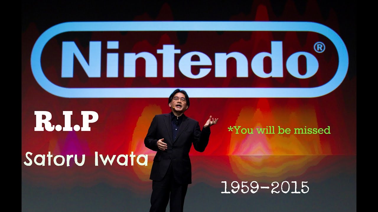 R.I.P Satoru Iwata (1959-2015) | WE WILL MISS YOU - YouTube